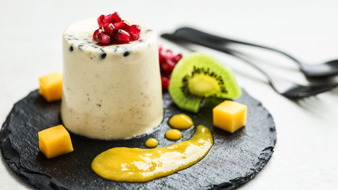 Kokosmilch Panna Cotta