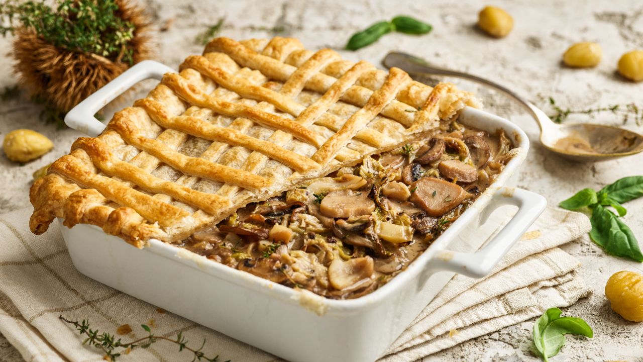 Auflufe Mit Pilzen