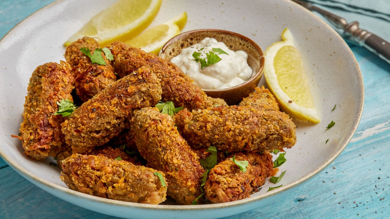 Jackfruit-Sticks mit feinem Meeresgeschmack
